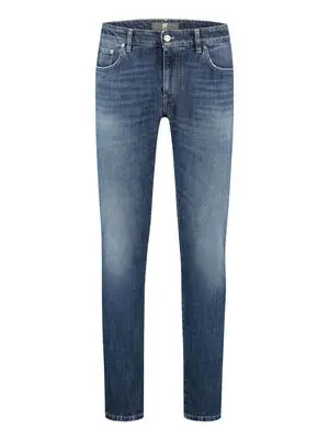 PT TORINO PT Torino Logo Patch Jeans Blue