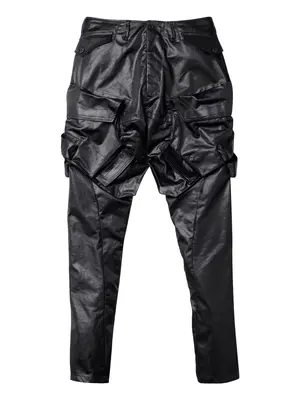 JULIUS Gasmask Cargo Trousers - Black