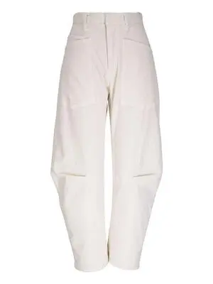 NILI LOTAN Nili Lotan Dart-Detailing Trousers Neutrals