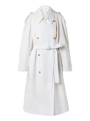 THE ROW Denver Cotton-poplin Trench Coat - White