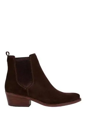 Penelope Chilvers Rove Suede Boots Chocolate