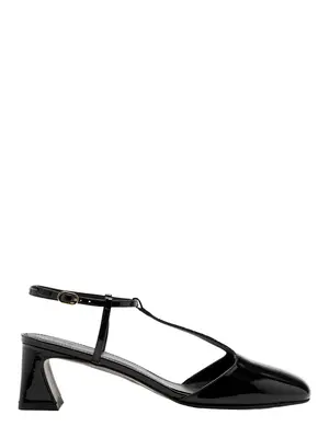 ALOHAS Jayne 65 Patent Leather Slingback Pumps - Black