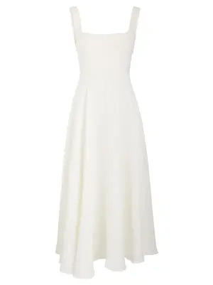 Oddmuse Jersey Midi Dress - White