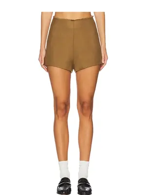 NONCHALANT LABEL Tiana Shorts - Brown