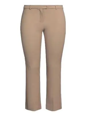Max Mara Cotton, Polyamide, And Elastane Pants - Camel