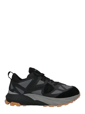 Philippe Model Textile Fibers And Soft Leather Sneakers - Black