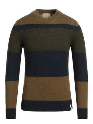 BROOKSFIELD Striped Knit Sweater - Green