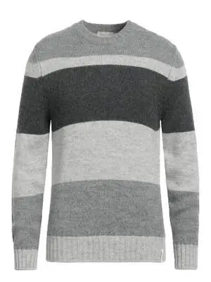 BROOKSFIELD Brooksfield Multicolor Striped Crew Neck Sweater Grey