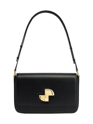 Patou Le Lock Shoulder Bag - Black