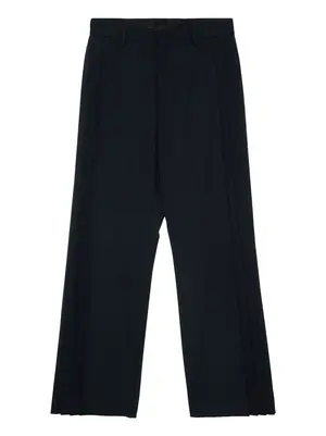 Fendi Pleat-detail Trousers - Blue