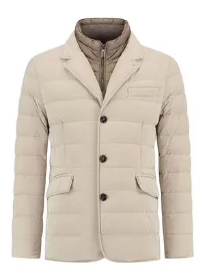 MOORER Button-up Jacket - Neutrals