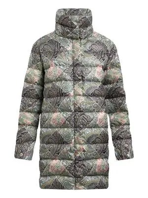 Etro Printed Puffer Jacket - Green