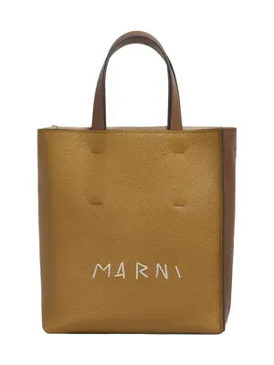 Marni Mini Museo Tote Bag - Neutrals