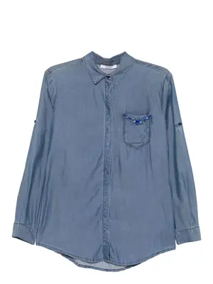 Liu Jo Crystal-embellished Shirt - Blue