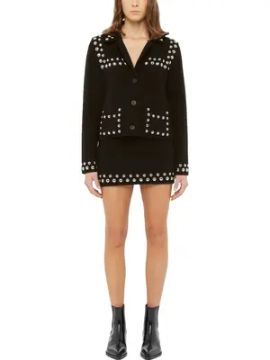 Alanui Studded Jacket - Black