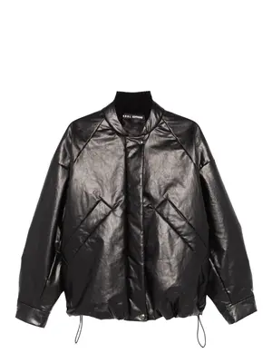 KASSL EDITIONS Polished Bomber Jacket - Black