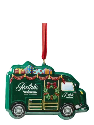 Ralph Lauren S Coffee Holiday Truck Ornament - Green Multi