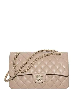 Chanel Classic 11.12 Handbag Dark Beige