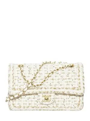 Chanel Classic 11.12 Handbag Ecru & Gold