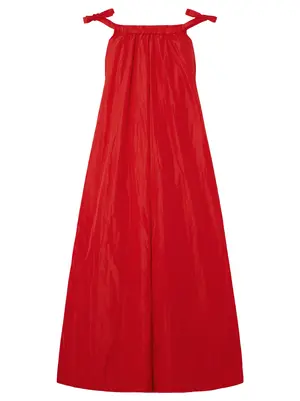 Bernadette Brigitte Bow-embellished Gown - Red