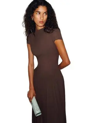 REFORMATION Maven Maxi Dress - Brown
