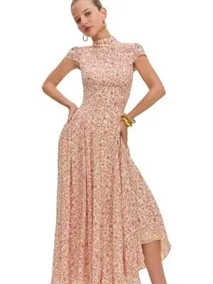 REFORMATION Maven Maxi Dress - Pink