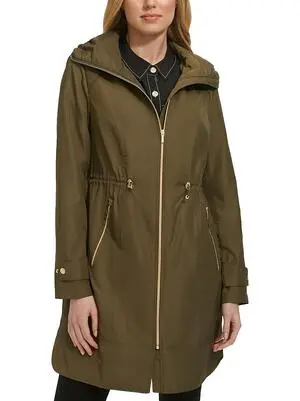 Cole Haan Packable Parka Olive