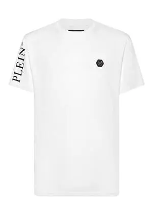 Philipp Plein Logo-patch Cotton T-shirt - White