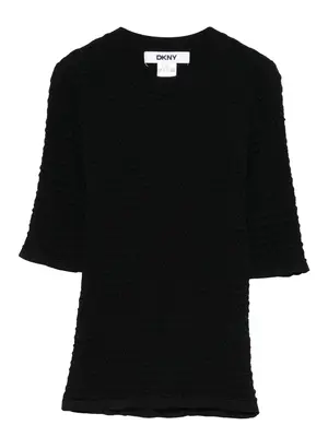 Dkny Ruched T-shirt - Black