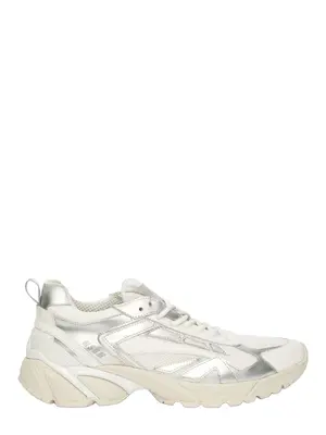 MSGM Vulcano Distressed Sneakers - White