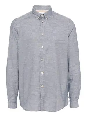 Paul Smith Button-up Cotton-blend Shirt - Blue