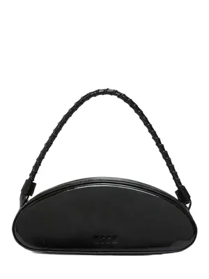 MSGM Logo-debossed Leather Tote - Black