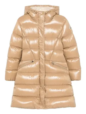 Moncler Bellevue Padded Coat - Neutrals