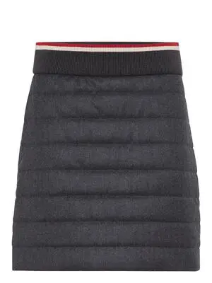 Brunello Cucinelli Padded Mini Skirt - Grey
