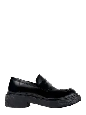 Camper Vamonos Leather Loafers - Black