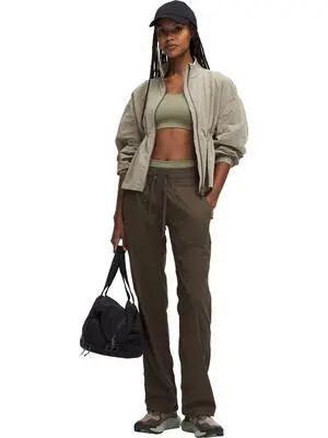 Lululemon Lululemon Dance Studio Mid-Rise Pant Olive Brown