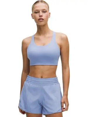 Lululemon Energy Bra Prep Blue
