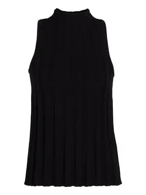 3.1 Phillip Lim Ribbed Wool-blend Top - Black