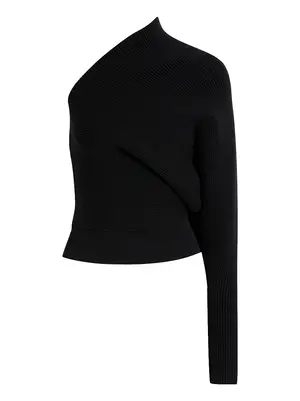Rick Owens Rick Owens Ribbed Cashmere-Blend Sweater Black
