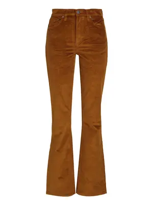 Rag & Bone Peyton Cotton-blend Corduroy Bootcut Pants - Tan