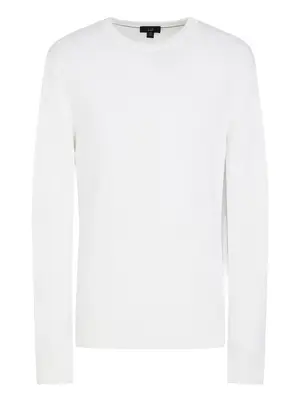Dunhill Wool And Silk-blend Sweater - White