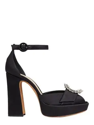 ALEXANDRE BIRMAN Madelina 120 Crystal-embellished Platform Sandals - Black