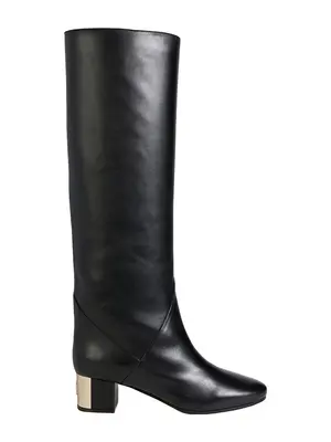 JIMMY CHOO Rydea 45 Leather Knee Boots - Black