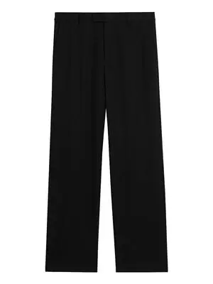 Dries Van Noten Wool-twill Pants - Black