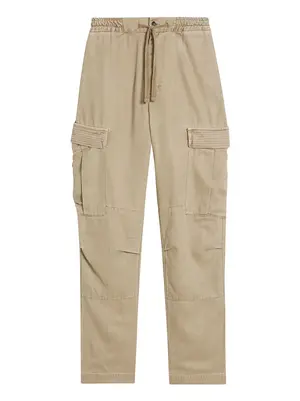 Officine Générale Jay Tapered Cargo Pants - Beige