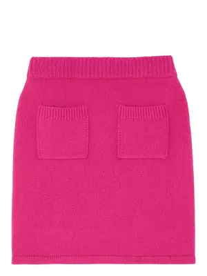 ARCH4 Arch4 Teresa Ribbed Cashmere Mini Skirt