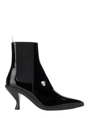 Thom Browne Patent Leather Ankle Boots - Black