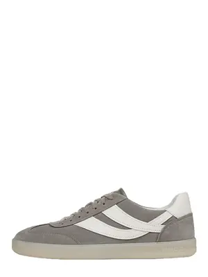 Vince Oasis Suede And Leather Sneaker Grey