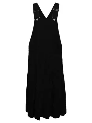 BLACK COMME DES GARÇONS Pleated Dress - Black