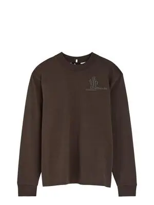 Moncler Day-namic Logo Cotton Top - Brown